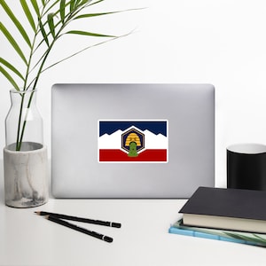 New Utah Flag Puke Emoji Stickers - Etsy