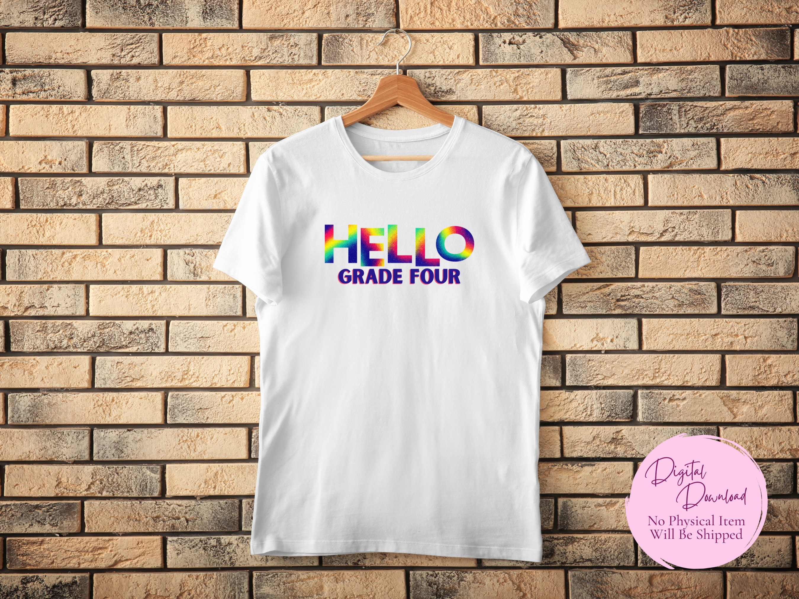 Hello Grade Five PNG Back to School Sublimation Design - Etsy