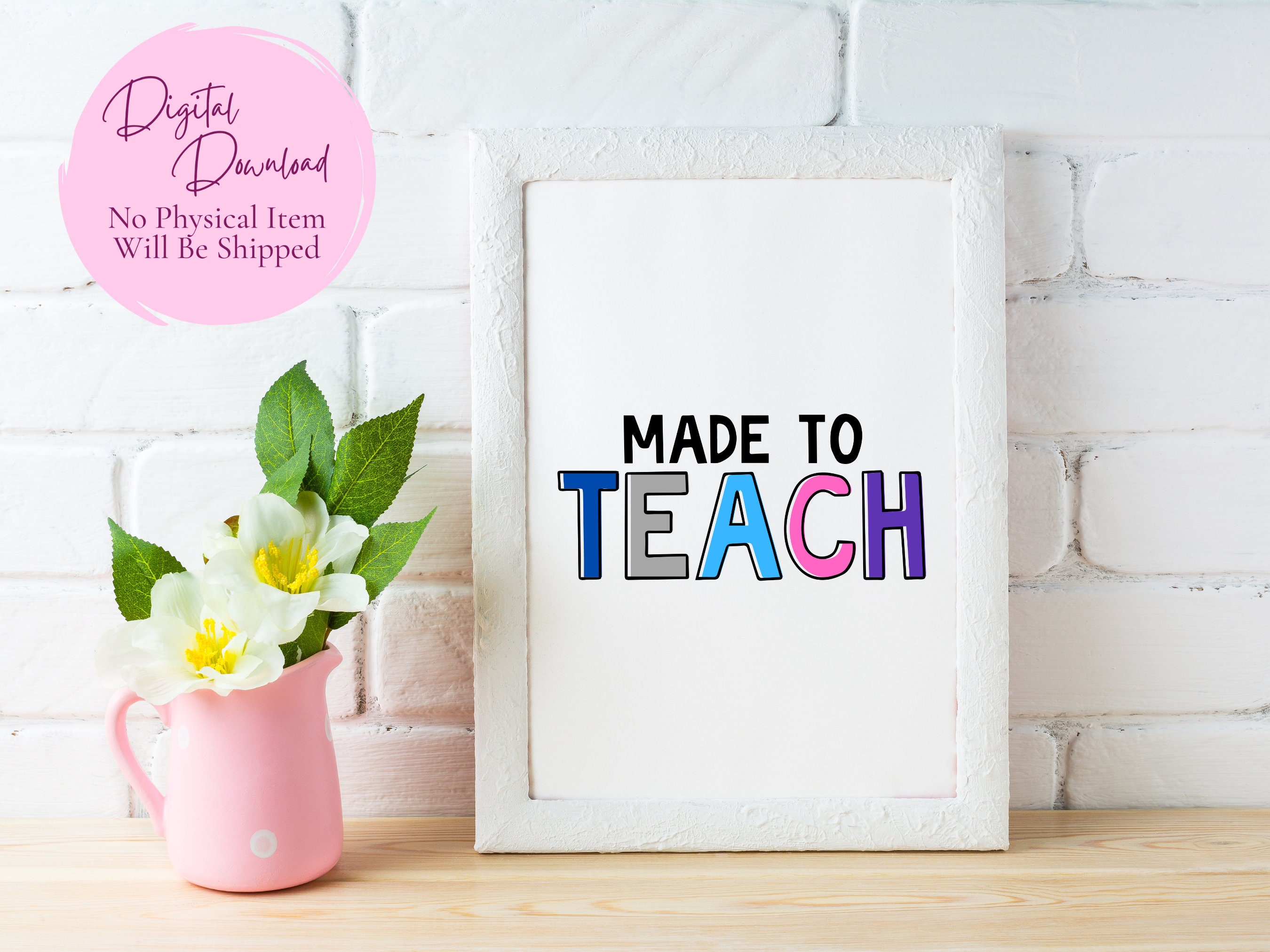 Made to Teach PNG, Teacher Sublimation Design, School Sublimation PNG ...