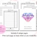 Diamond Painting Journal, Printable Digital Diamond Painting Log Book ...