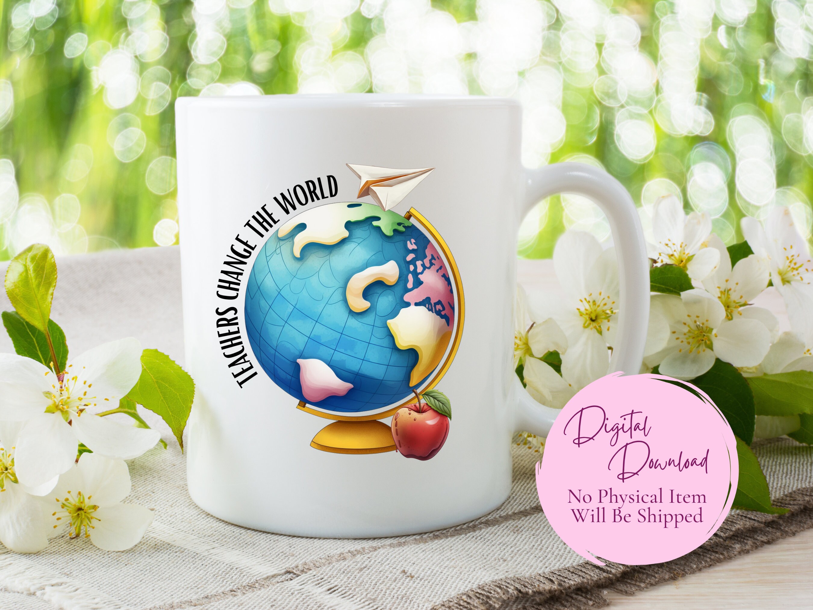 Teachers Change the World PNG, Teacher Sublimation Design, Daycare ...
