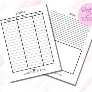 Diamond Painting Journal, Printable Digital Diamond Painting Log Book ...