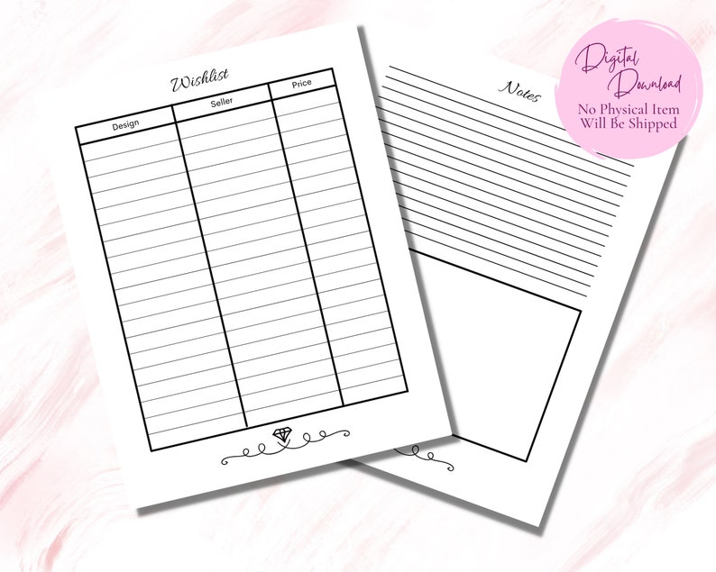 Diamond Painting Journal, Printable Digital Diamond Painting Log Book ...