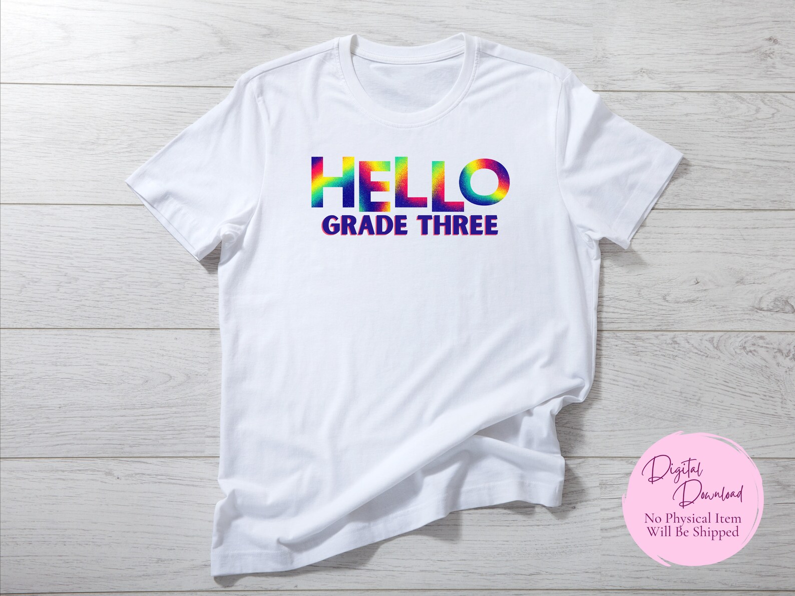 Hello Grade Five PNG Back to School Sublimation Design - Etsy