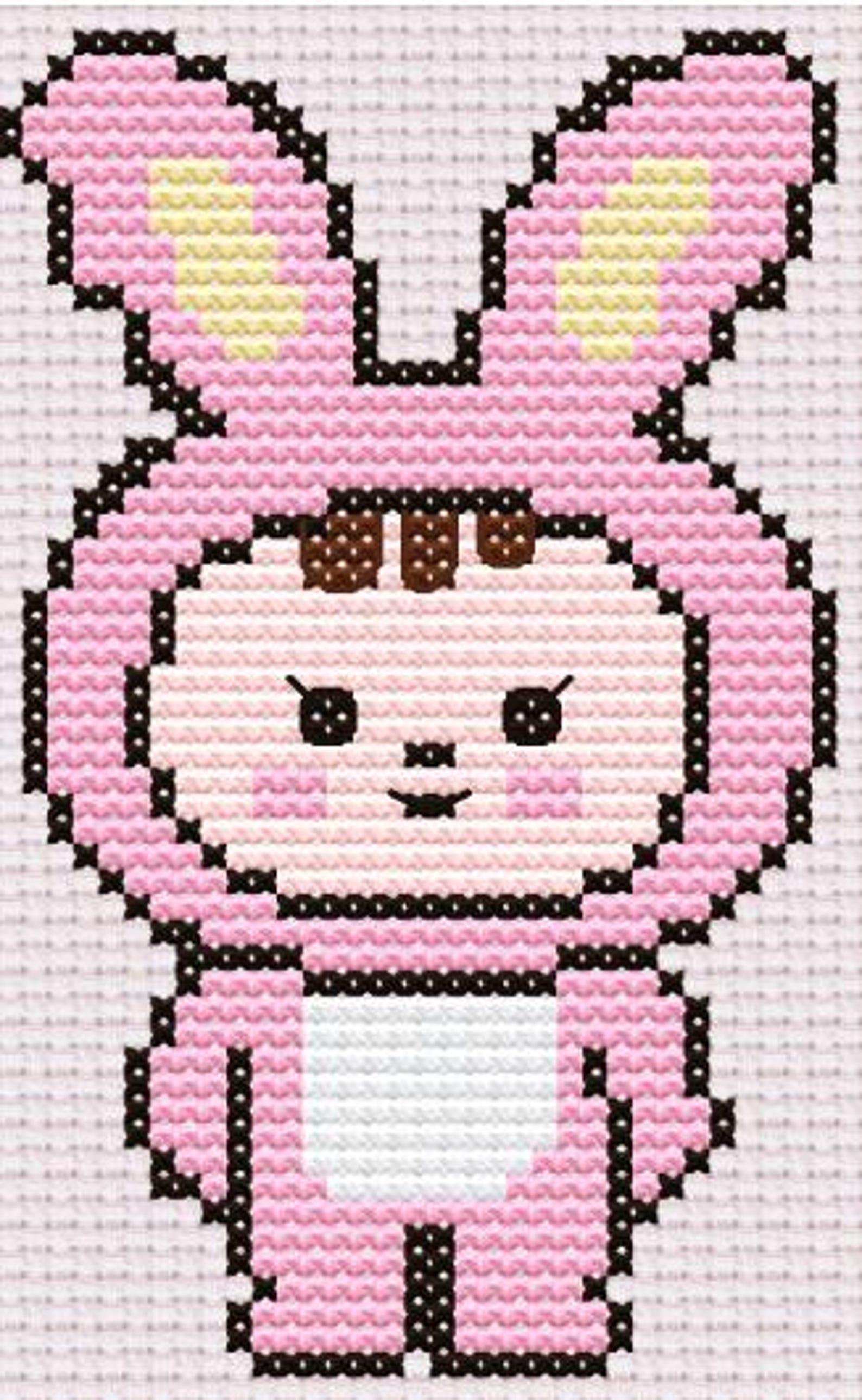 Jjongtoram Jeonghan Seventeen Kpop Cross Stitch Pattern - Etsy