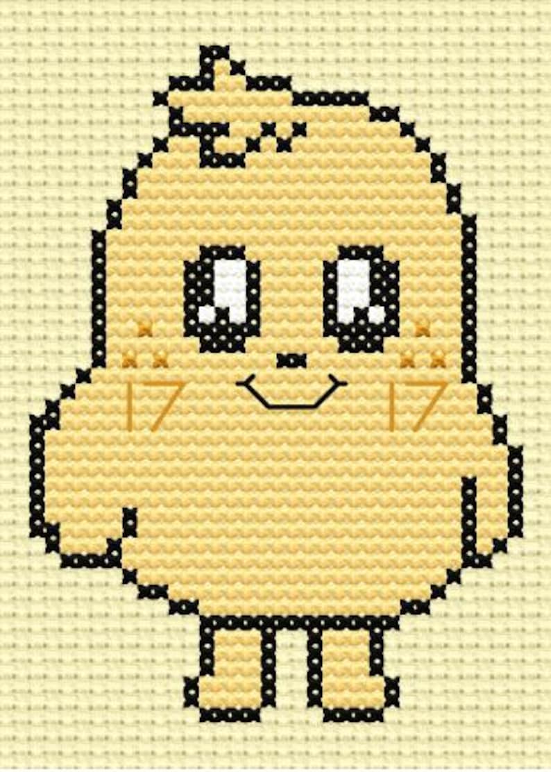 Kimja Mingyu Seventeen Kpop Cross Stitch Pattern - Etsy