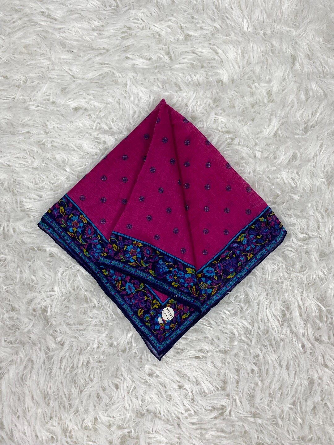 Vintage YSL Handkerchief Yves Saint Laurent Bandana Gift for Her ...