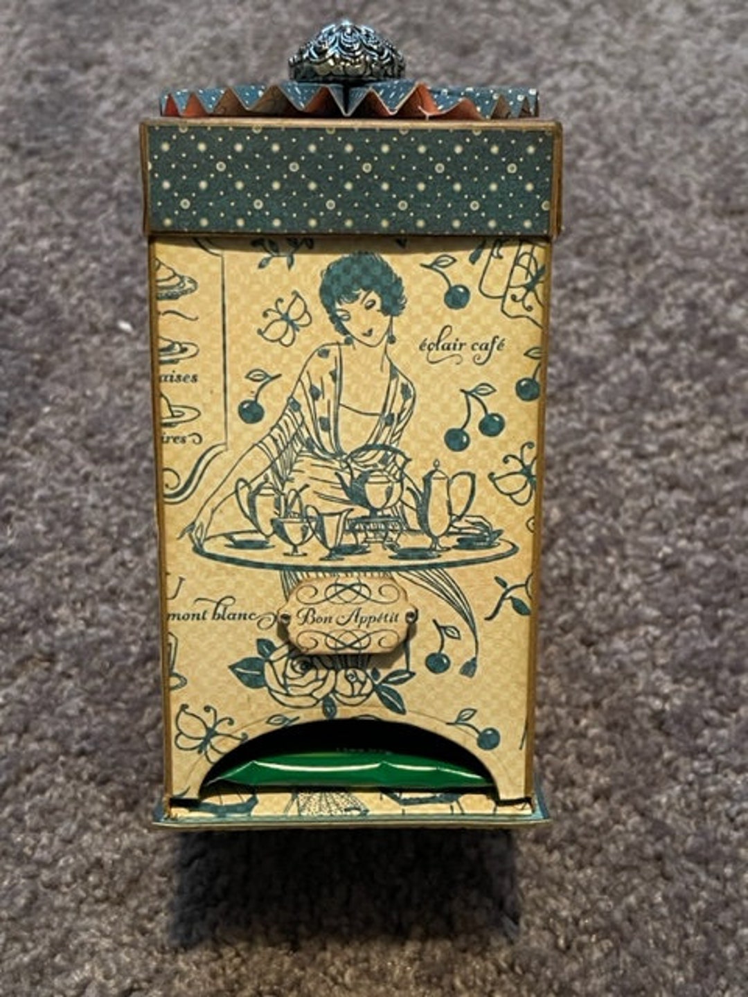 Cafe Parisian Tea Bag Dispenser - Etsy