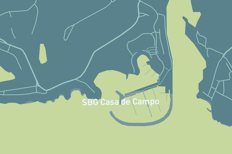 Casa De Campo - Dominican Republic Map (dominican Map Print, Casa De ...