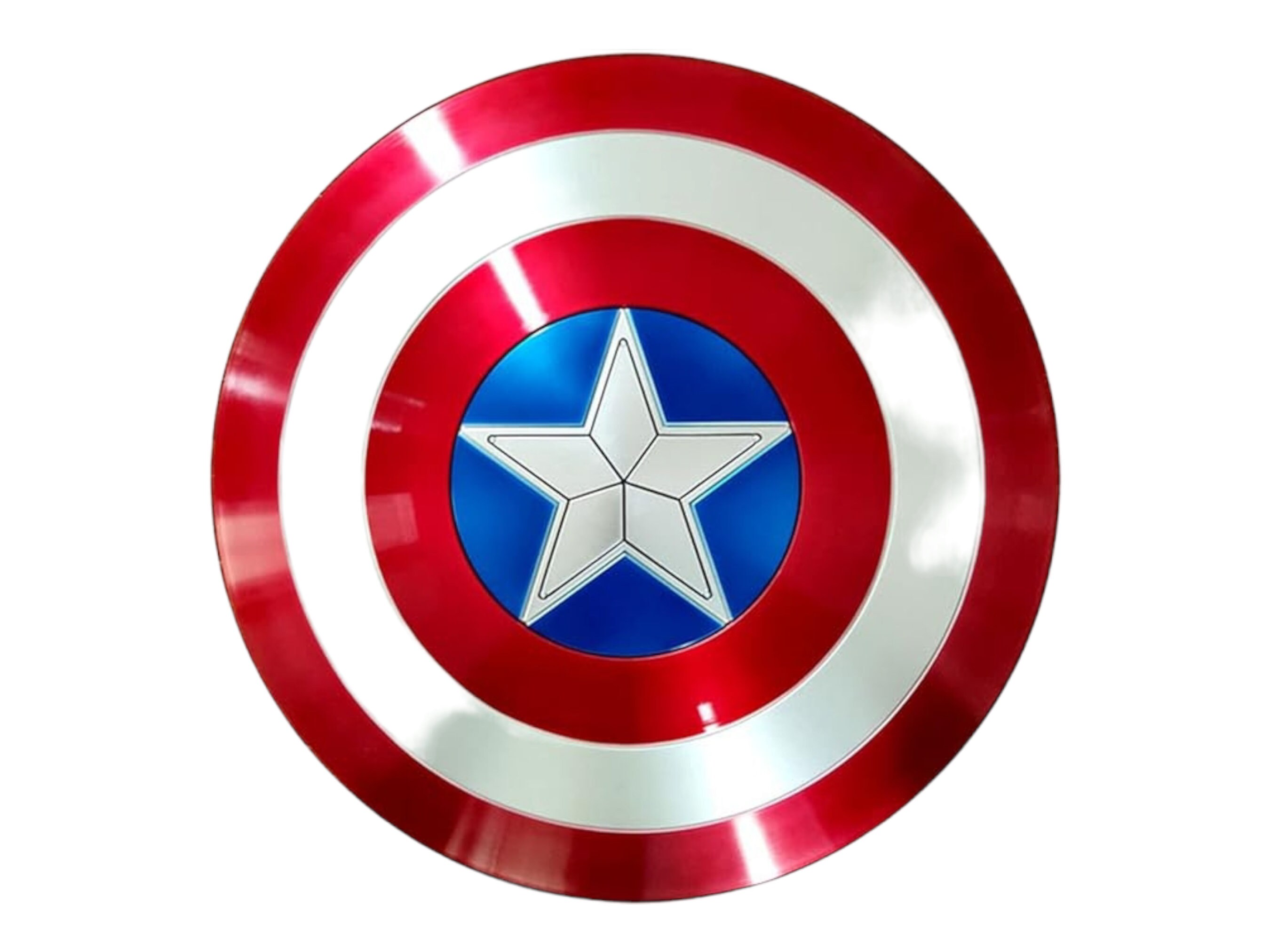 Marvel-inspired Captain America Shield Replica Handcrafted Cosplay Prop ...