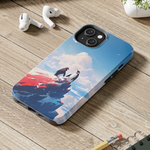 Penguin Phone Case - Etsy