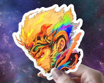 Journey to the West Sun Wukong Stickers Matted Stickers - Etsy
