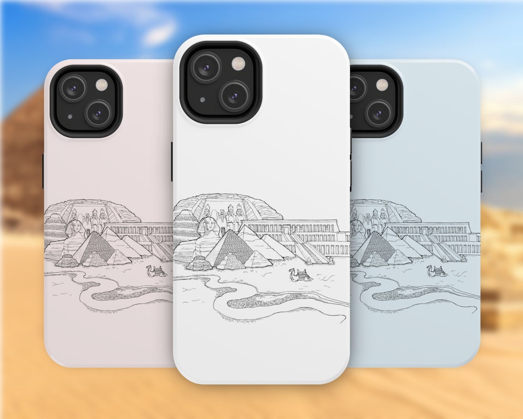 Pyramids Phone Case Ancient Egypt Landmark Phonecase Travel - Etsy