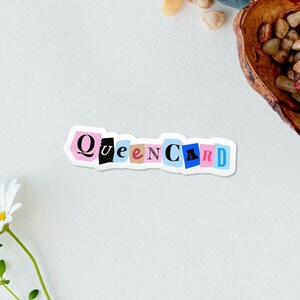 Queencard Sticker GI-DLE Stickers K-pop Sticker Text Stickers for ...