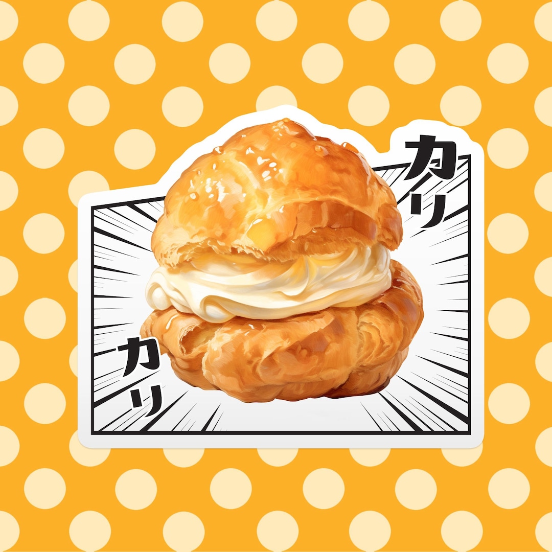 Cream Puff Sticker Mashle Stickers Mash's Cream Puffs Sticker Anime ...