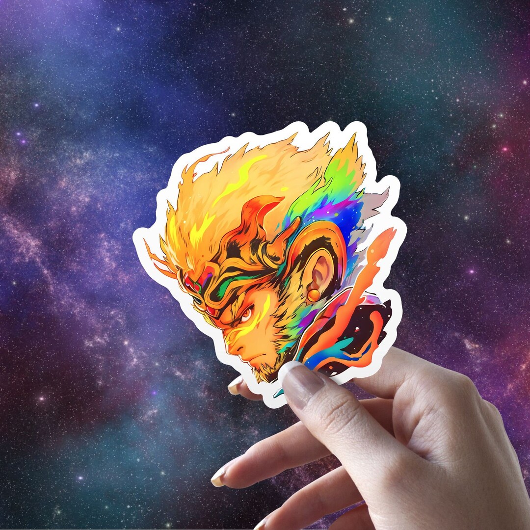 Wukong Stickers Vivid Wukong Sticker Monkey King Stickers - Etsy