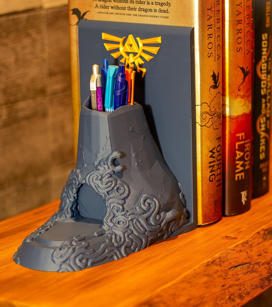 Shrine of Knowledge Bookends: Zelda Shrine Themed Bookends With Pencil ...
