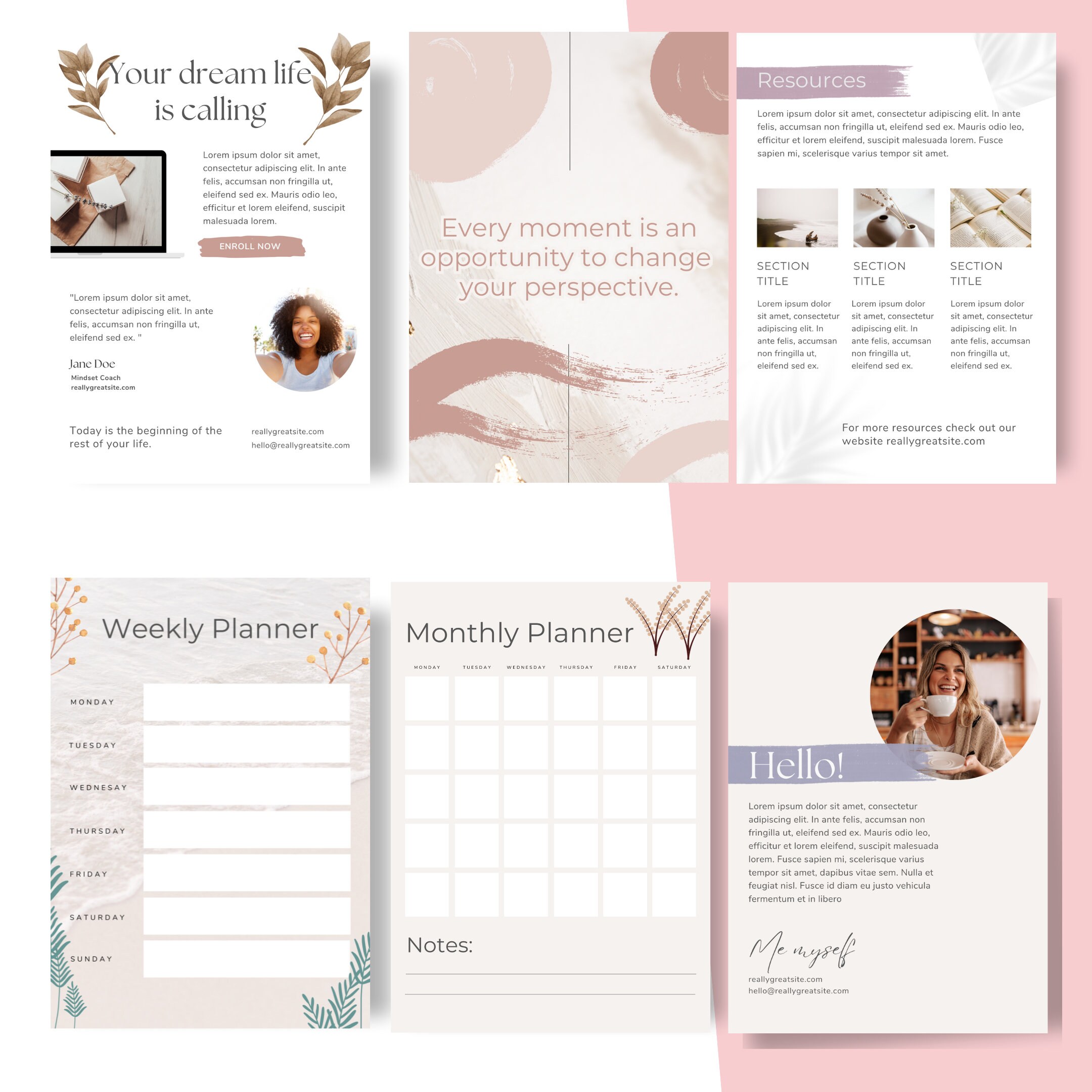 Course Creator Digital Printable Template 17 Pages Editable Create Your ...