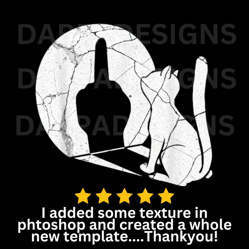 Middle Finger Cat Svg Digital Download Black Cat Svg Cat - Etsy