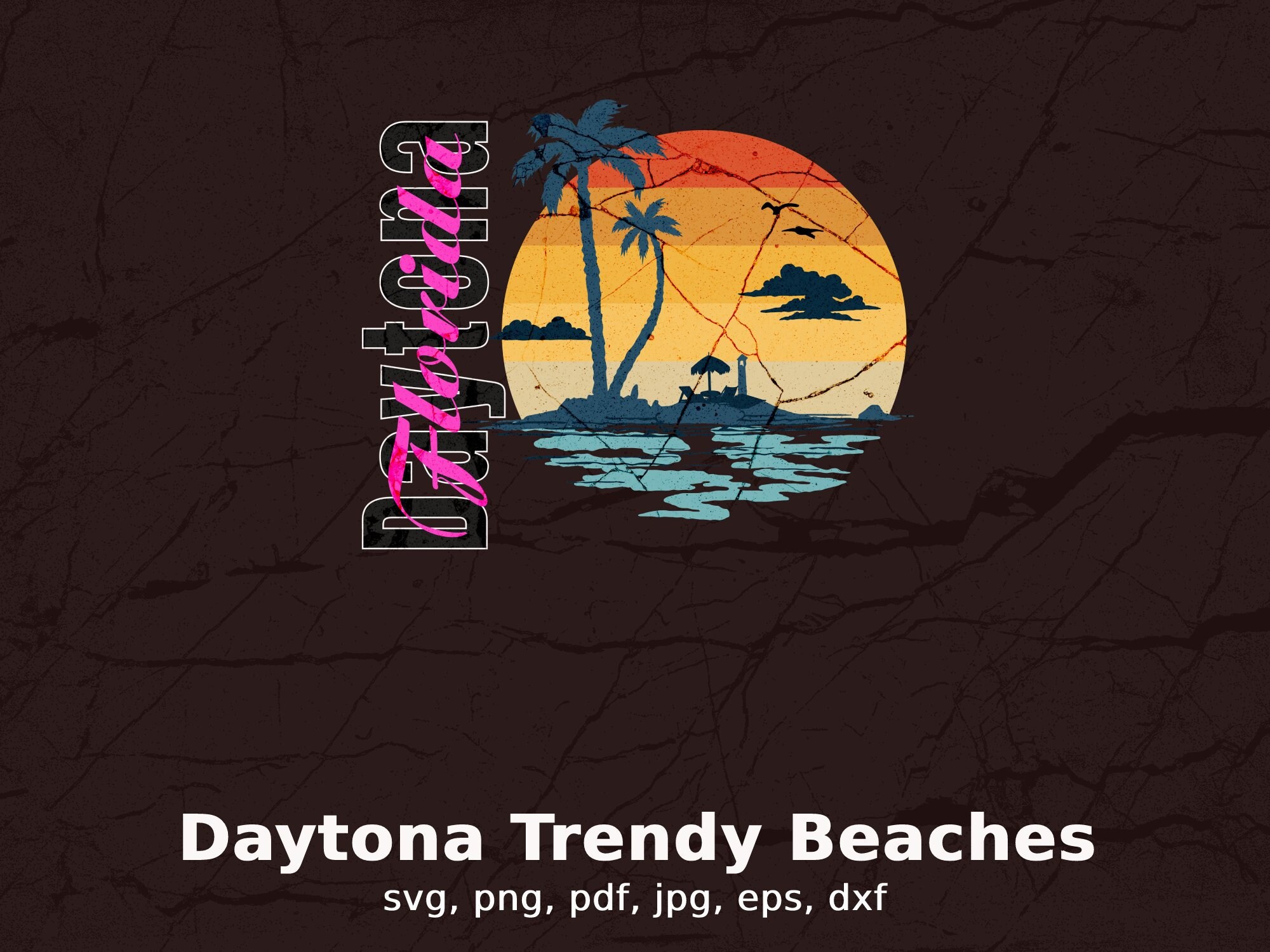 Daytona png, Daytona svg, Daytona digitaler Download, Daytona Beach ...