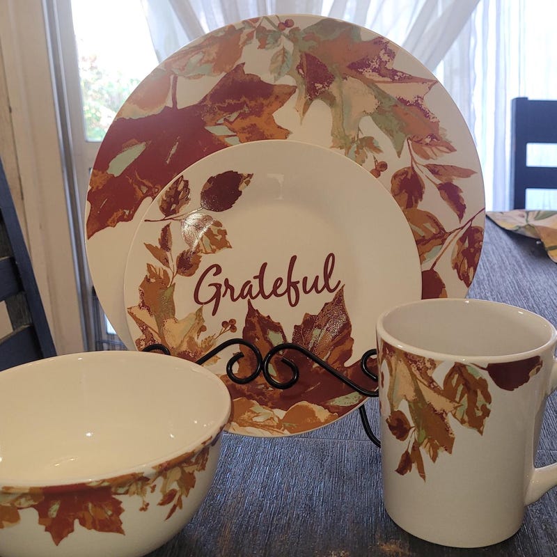 Fall Dinnerware - Etsy