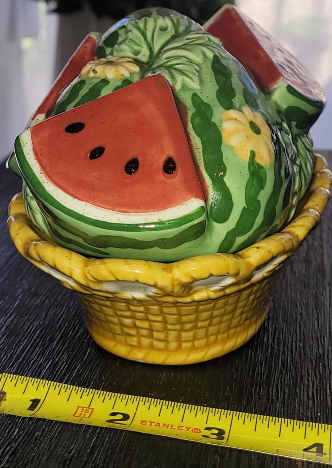 RARE Ceramic Watermelon Themed Butter Dish by Sigma the Tasteseller, I ...