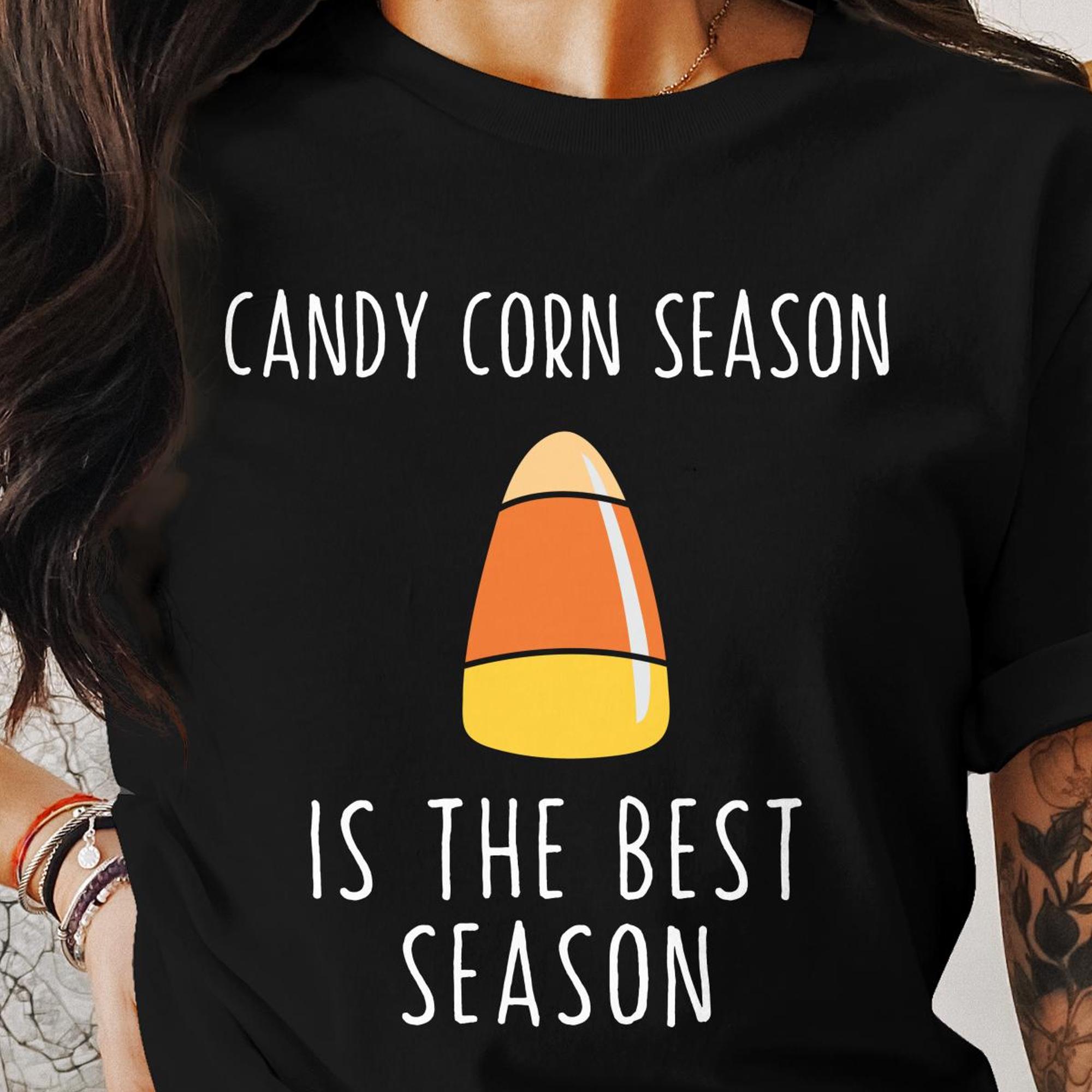 Candy Corn Season T-shirt, Funny Halloween Candy Corn Shirt, Christmas ...