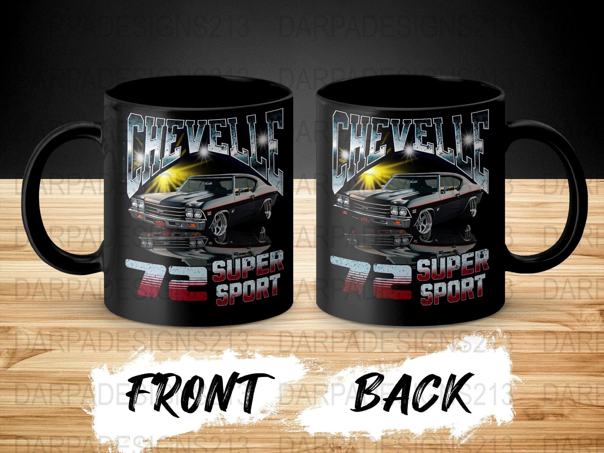 Chevelle 72 Super Sport Car PNG, Digital Download Car Illustration ...