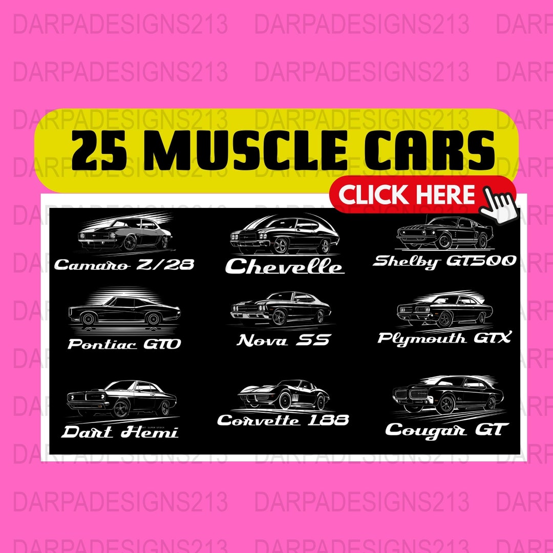 Dad's Vintage Mopar Muscle Car Png,car Lover,gift for Dad Png ...