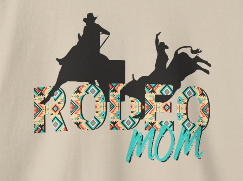 Rodeo Mom Gift, Rodeo Mom Sweatshirt, Barrel Racing Mom Shirt, Bull ...