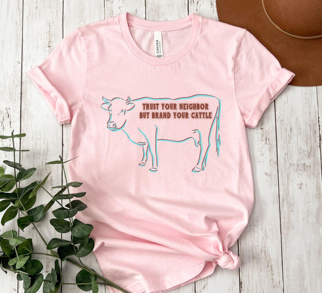 Funny Rancher T Shirt, Gift for Cattle Rancher, Cow Tee, Brand T-shirt ...