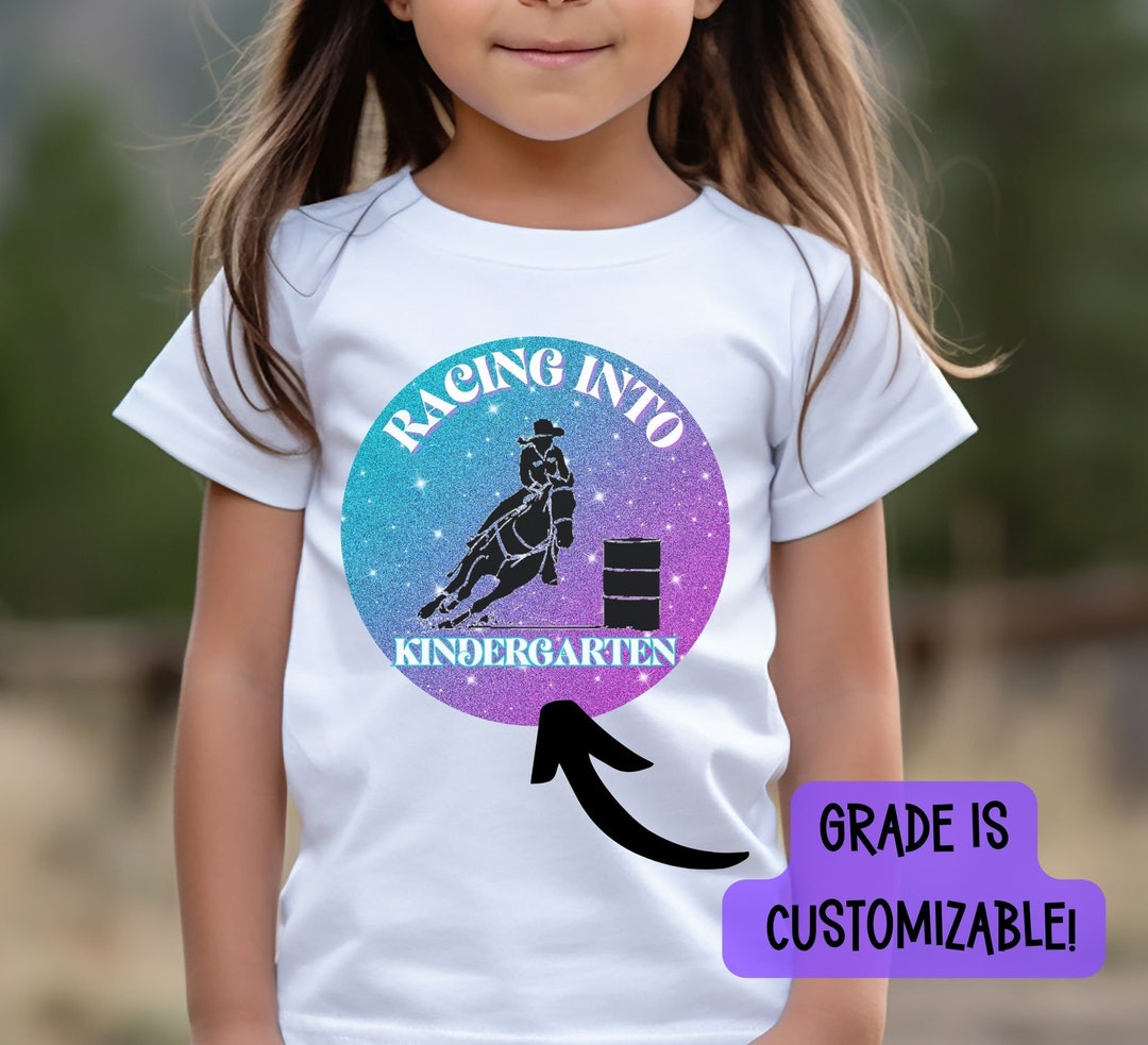 Cowgirl Back to School Tee, Rodeo Back to School Tee, Barrel Racing ...