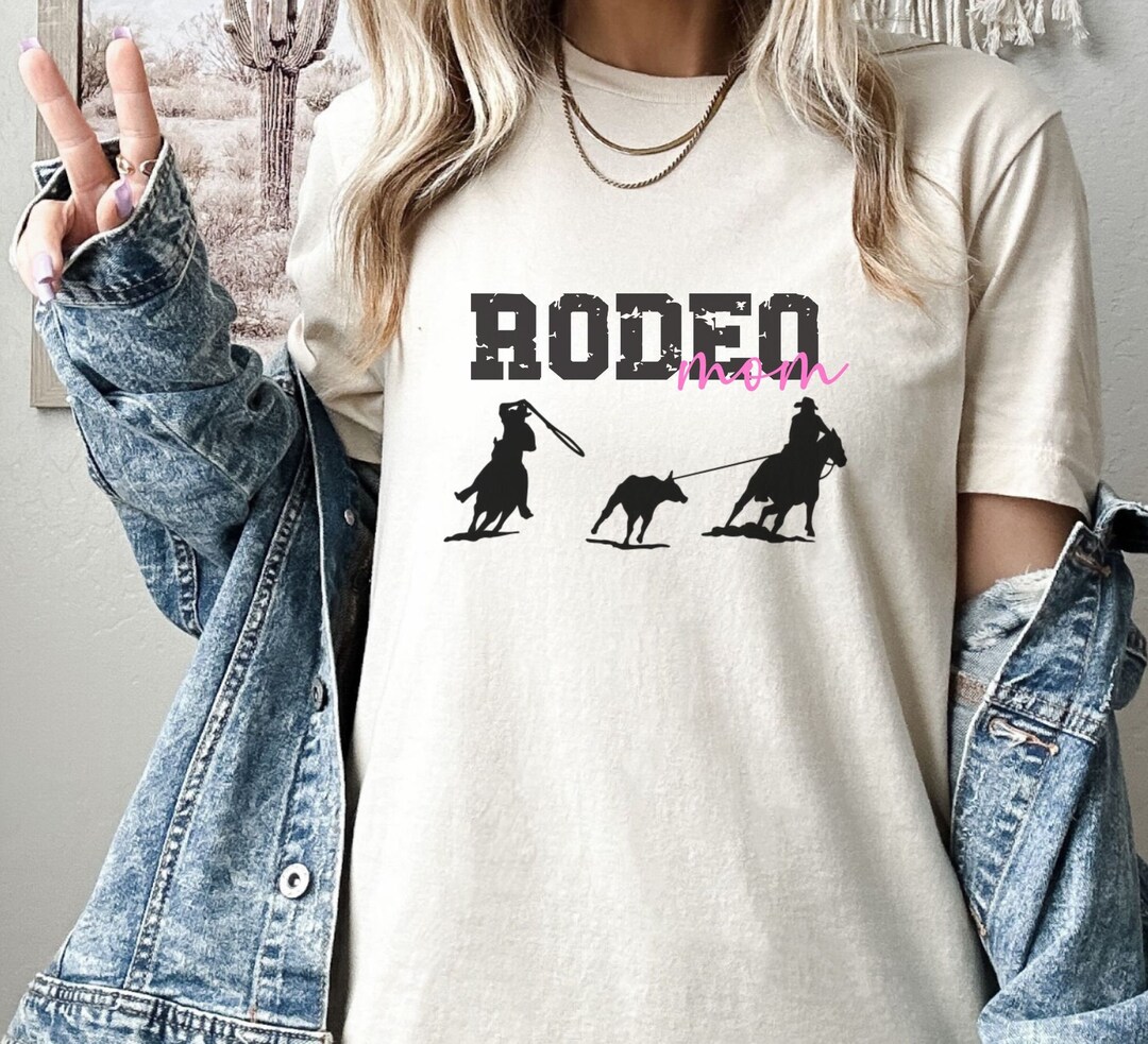 Team Roping Mom Shirt, Team Roper Mom Tee, Rodeo Mom Tee, Rodeo Mama ...