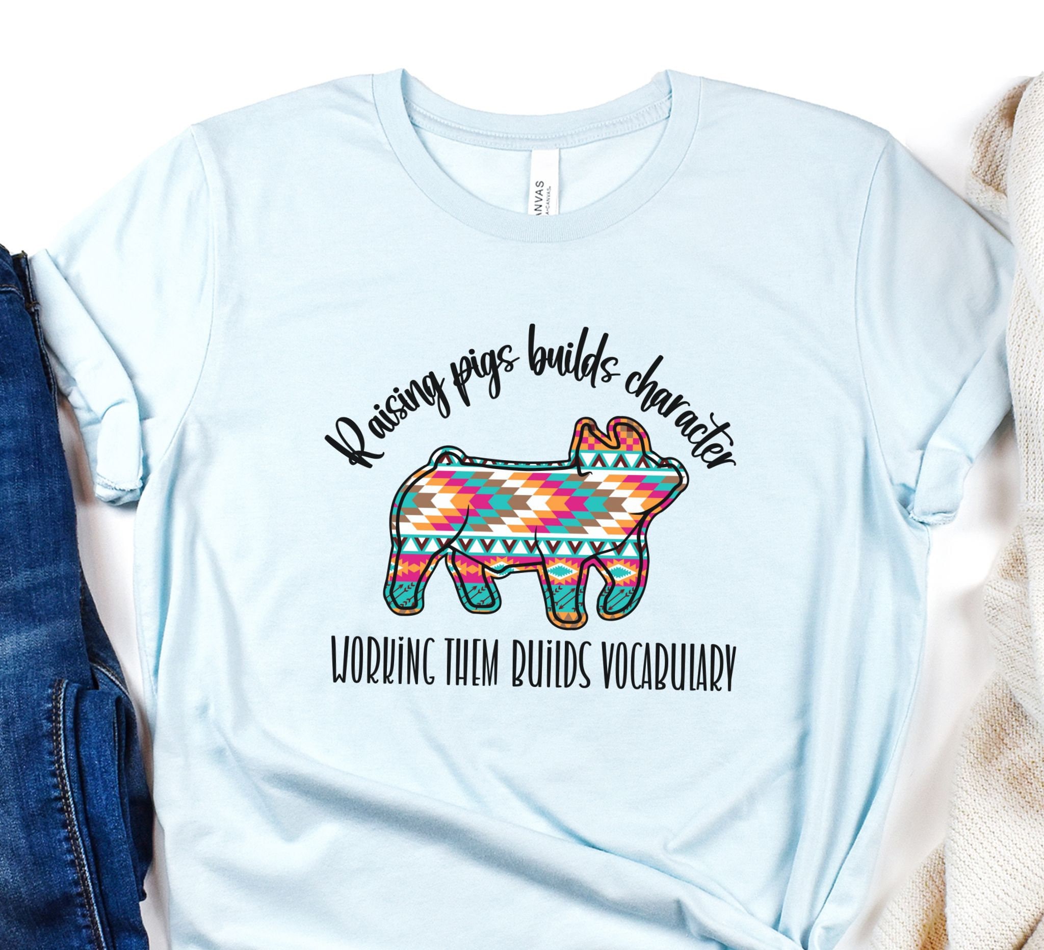 Funny Pig Farmer Tee, Swine Show Shirt, Pig Lover Gift - Etsy