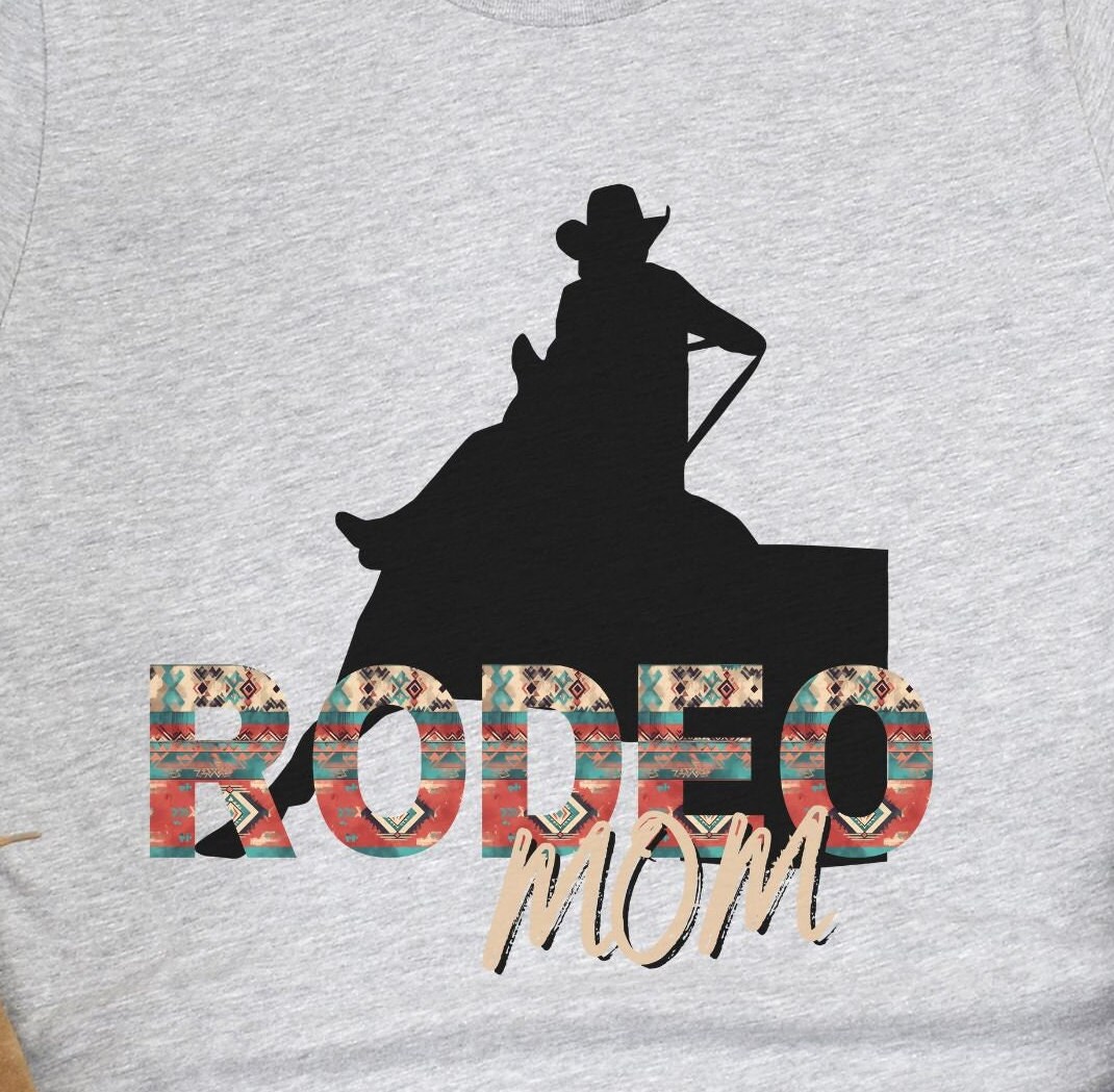 Rodeo Mom T Shirt, Barrel Racing Mom Shirt, Gifts for Rodeo Moms, Rodeo ...