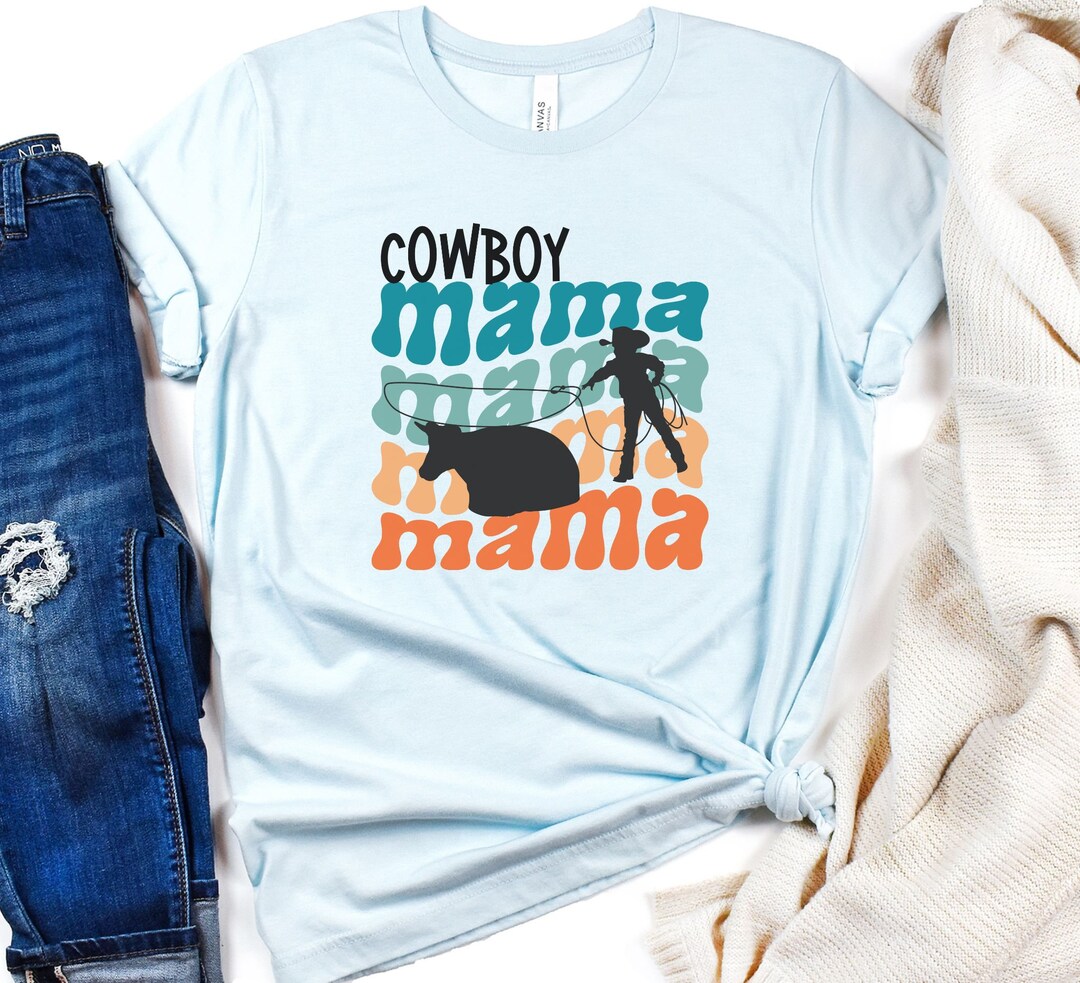 Rodeo Mom Shirt, Cowboy Mom Shirt, Rodeo Mom Gift, Rodeo Mom Tee ...