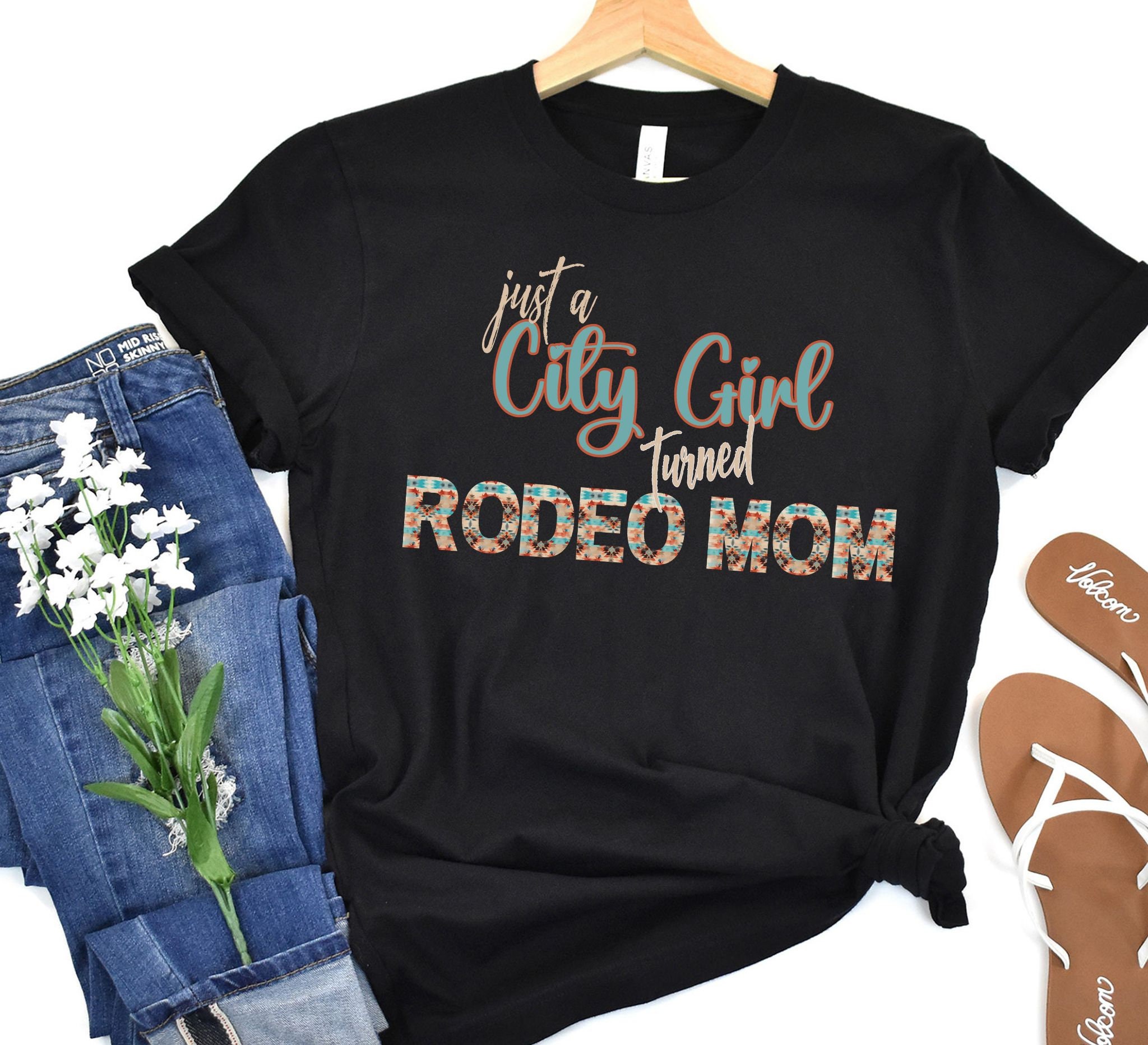 City Girl Turned Rodeo Mom Shirt, Rodeo Mom Gift, Funny Rodeo Mom Shirt ...
