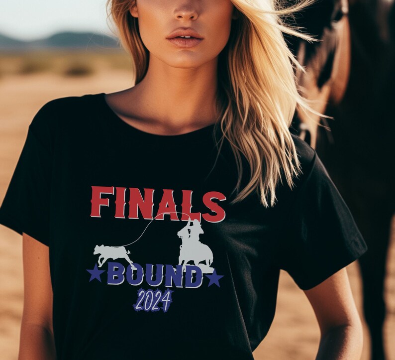 Finals Bound T-shirt, Breakaway Shirt, High School Rodeo Tee, Junior High Rodeo Shirt, Cowgirl ...
