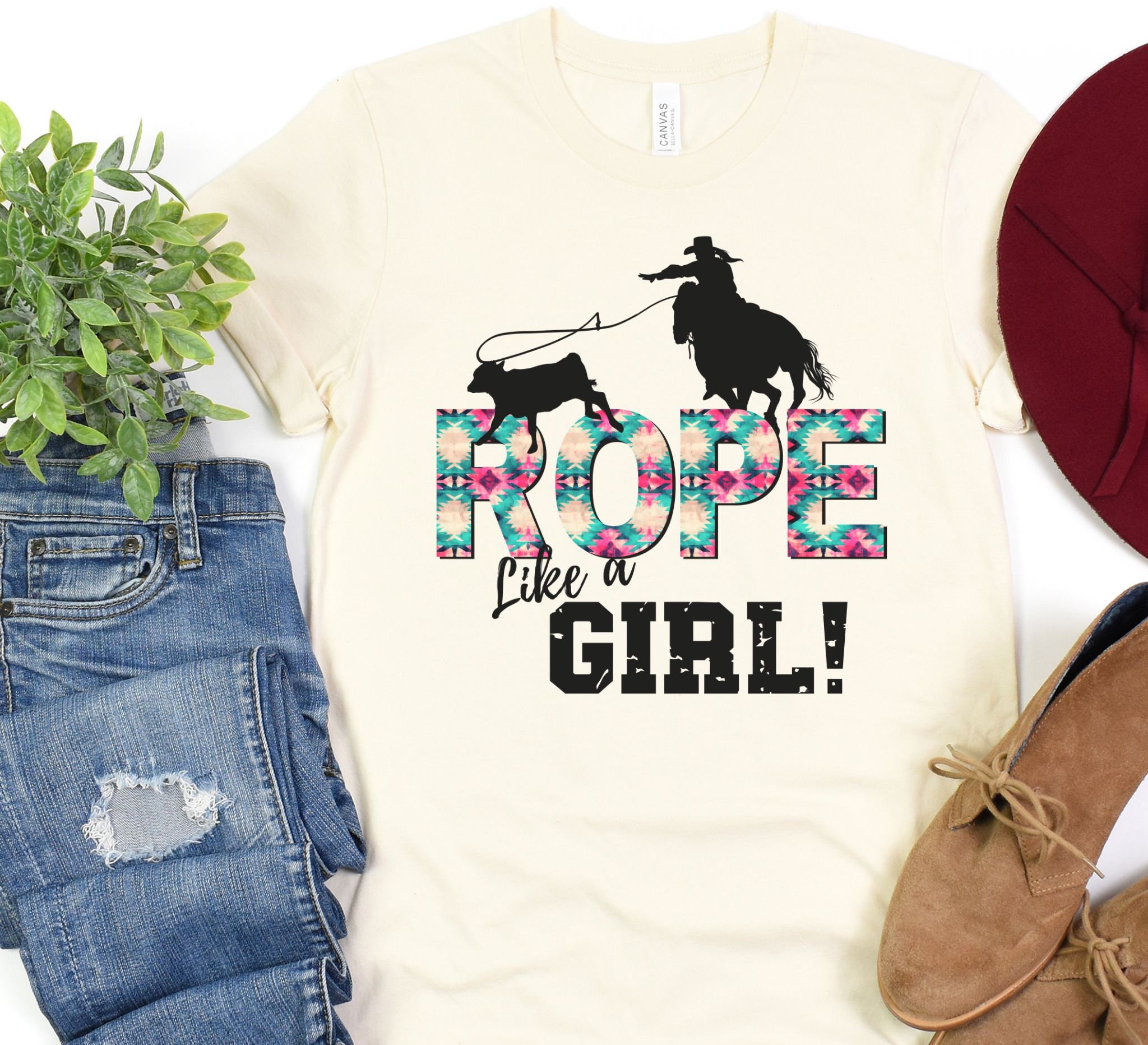 Breakaway Roping Shirt, Rope Like A Girl Shirt, Breakaway Roper Gift ...