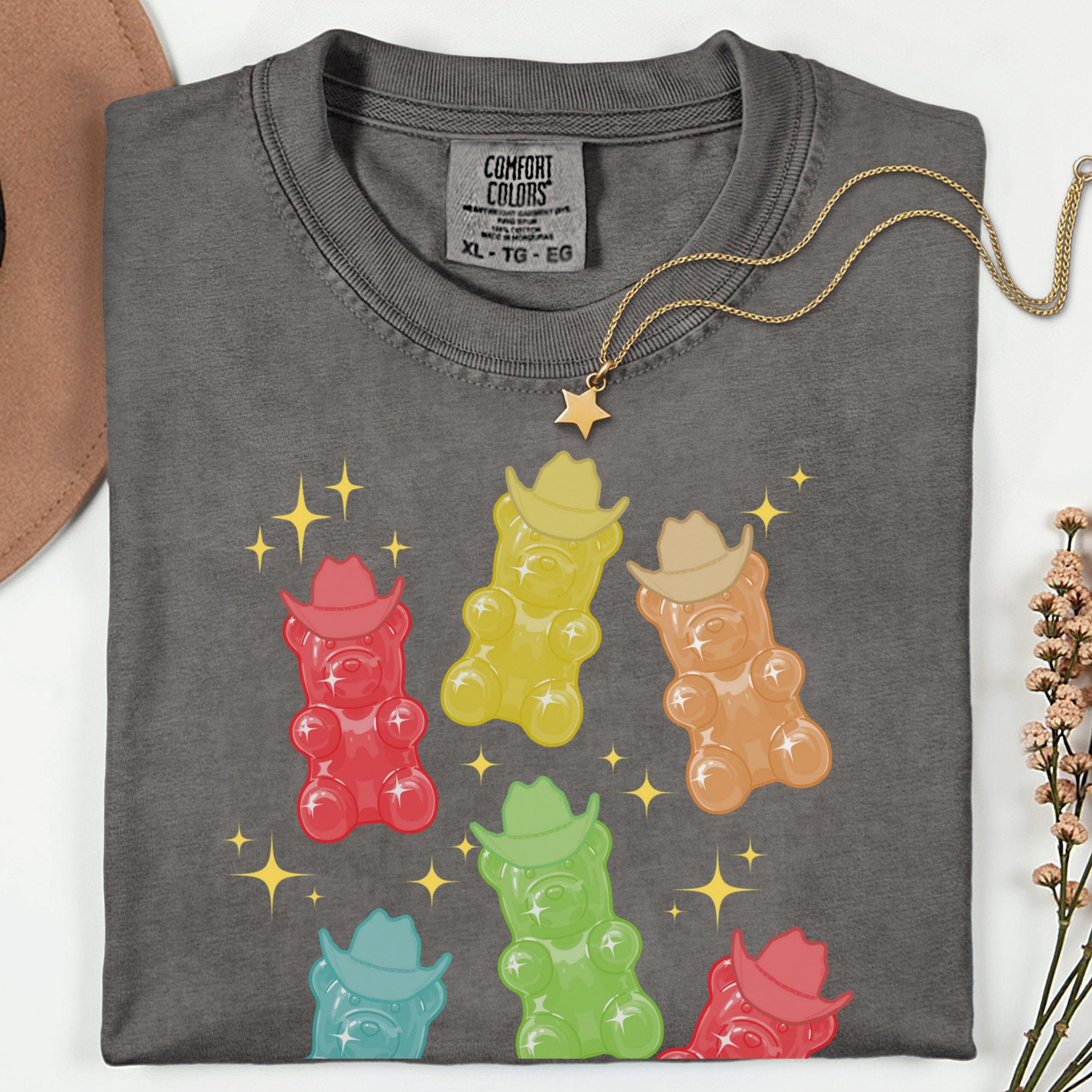 Cowboy Gummy Bear Western Rodeo Cowgirl T-shirt - Etsy