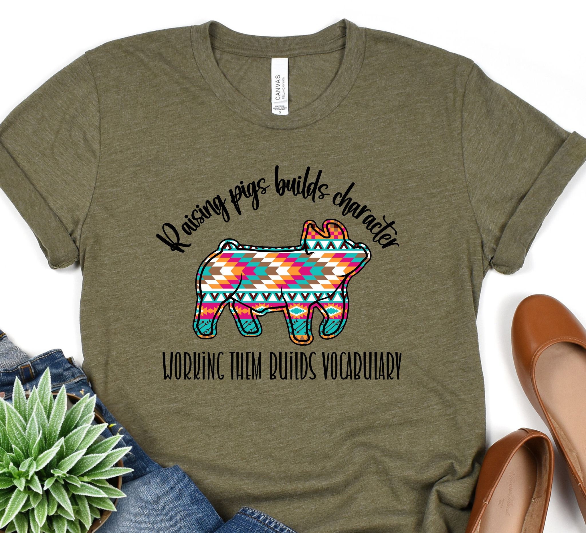 Funny Pig Farmer Tee, Swine Show Shirt, Pig Lover Gift - Etsy