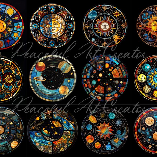 Sun and Moon Art - Etsy