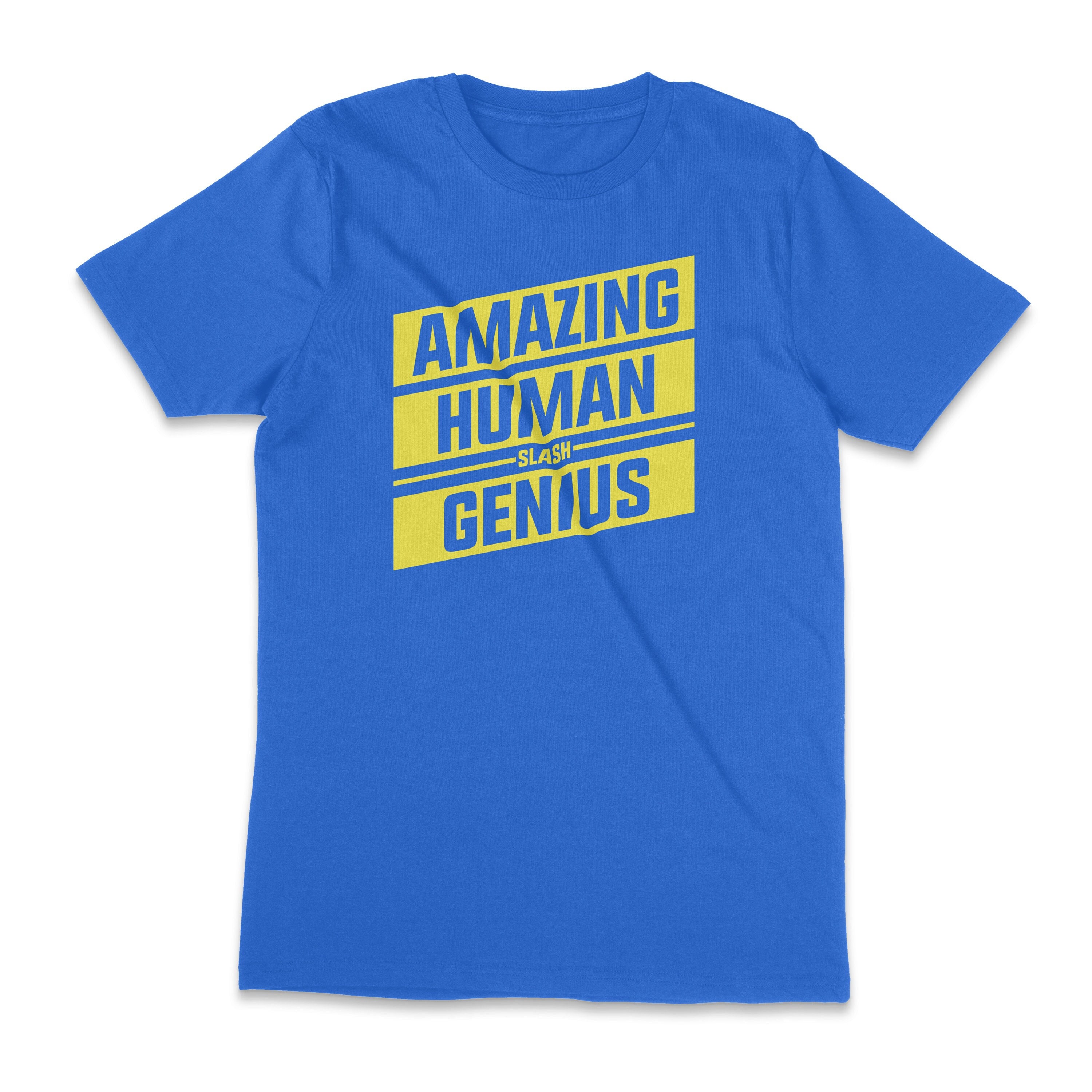 Amazing Human Slash Genius T-shirt - Etsy