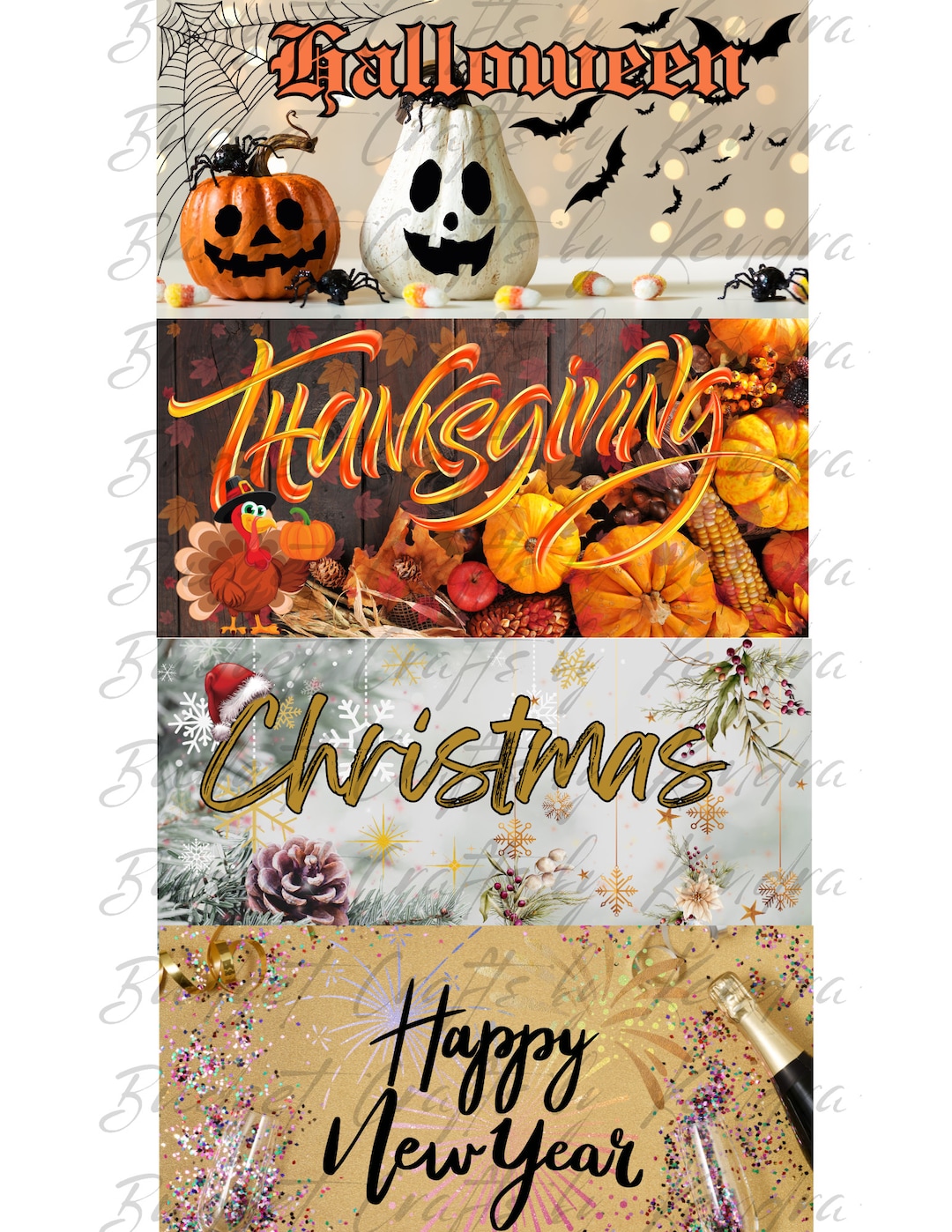 DIGITAL/PRINTABLE Fall & Winter Holidays Inserts/dashboards for Cash ...