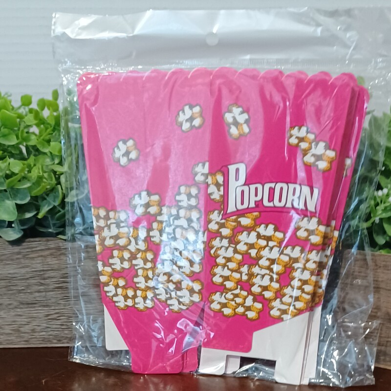 Pink Popcorn Box - Etsy