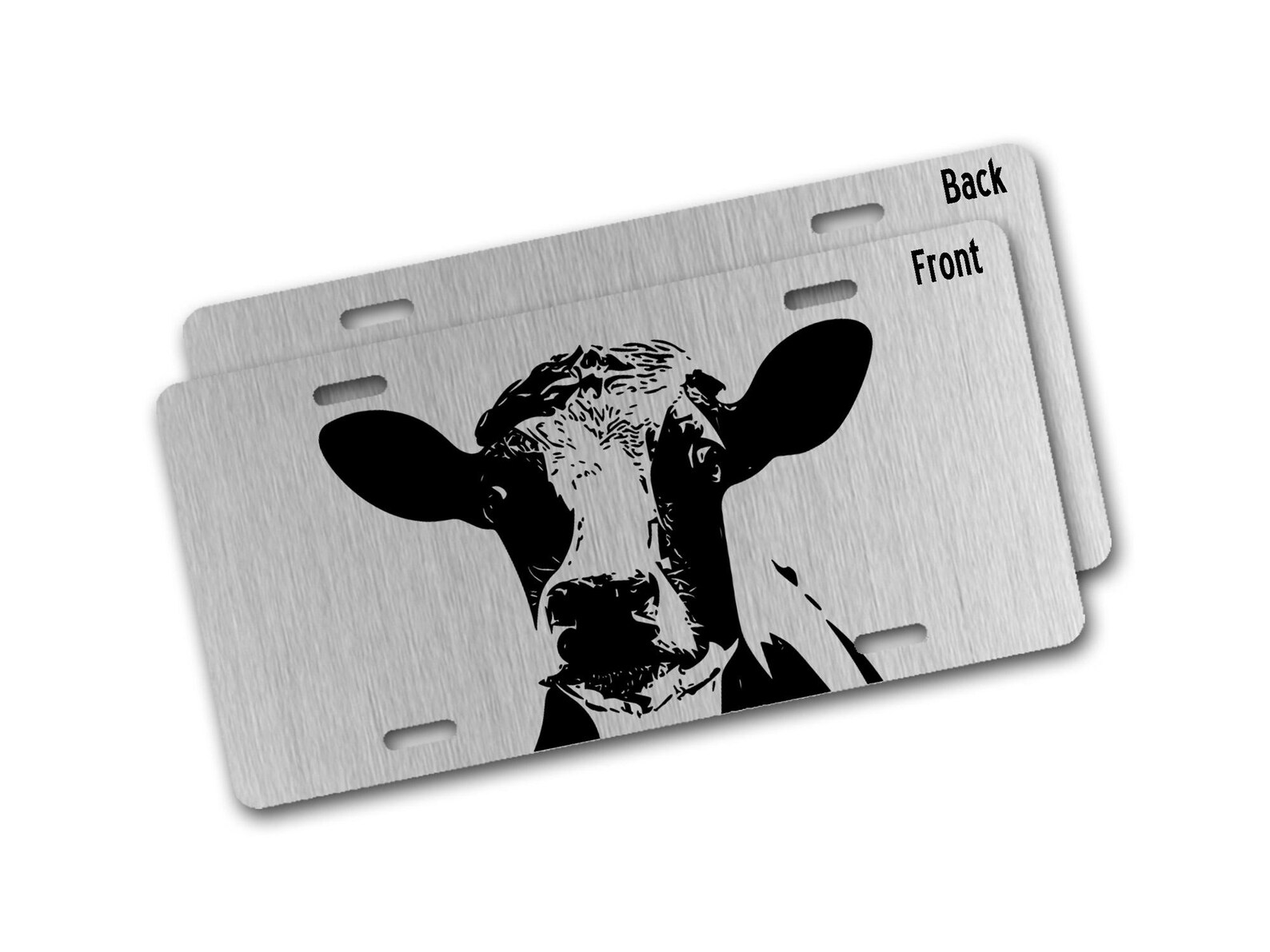Cow License Plate, Cattle Farmer Front License Plate Car Decor, Custom ...