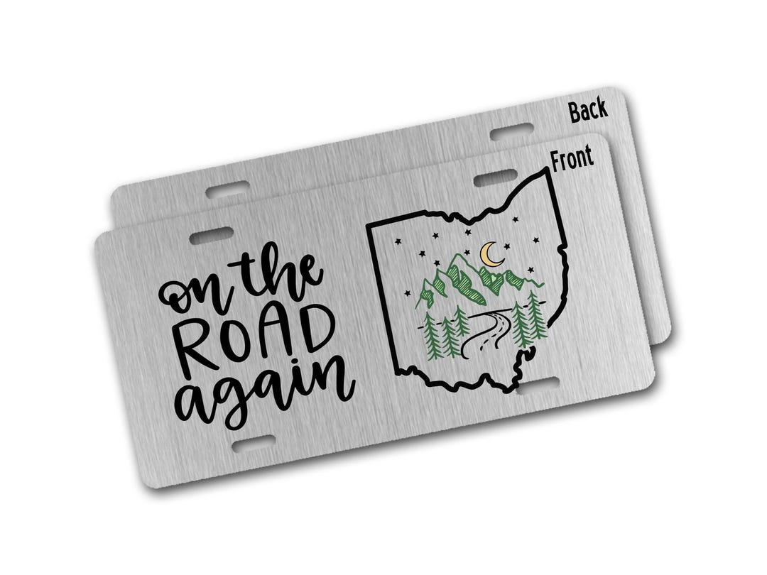 Ohio License Plate, Ohio State Front License Plate Car Decor, Custom ...