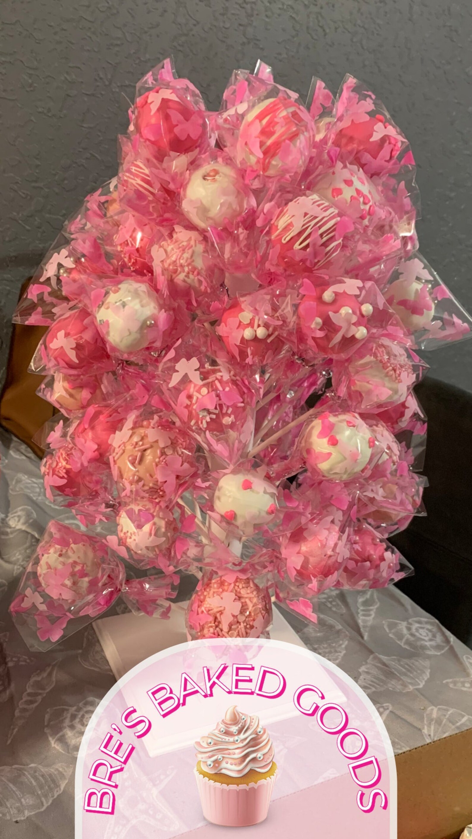1 Dozen ASSORTED Cake Pops, Baby Shower, Bridal Shower, Birthday ...