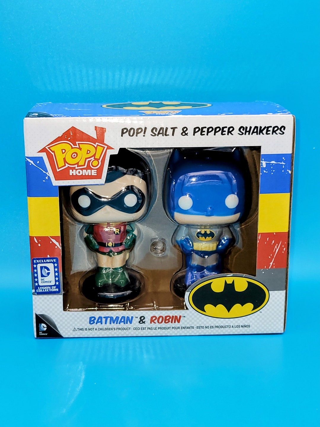 Batman and Robin Salt and Pepper Shakers - Etsy