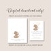 Bear Baby Shower Fingerprint Guest Book | Bear-y Cute Watercolour ...